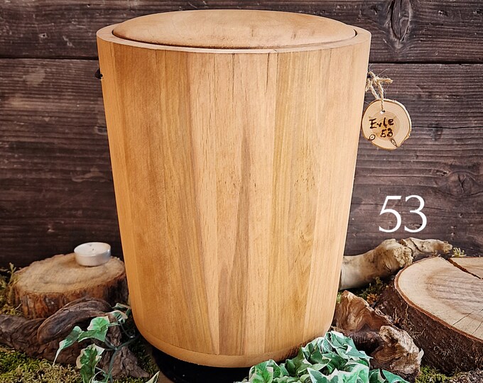 Wooden Urn Back to Nature / Natural Urn Natural Wood Handmade - Etsy