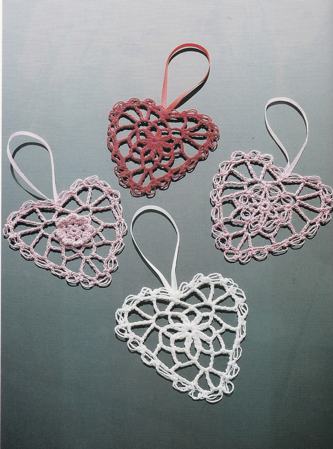 Crochet Love Hearts Pattern, Pdf Instant Download - Etsy