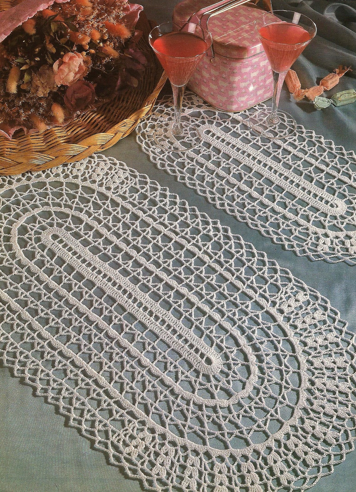 Crochet Oval Pattern, Table Mat, Centre Piece,pdf Instant Download - Etsy