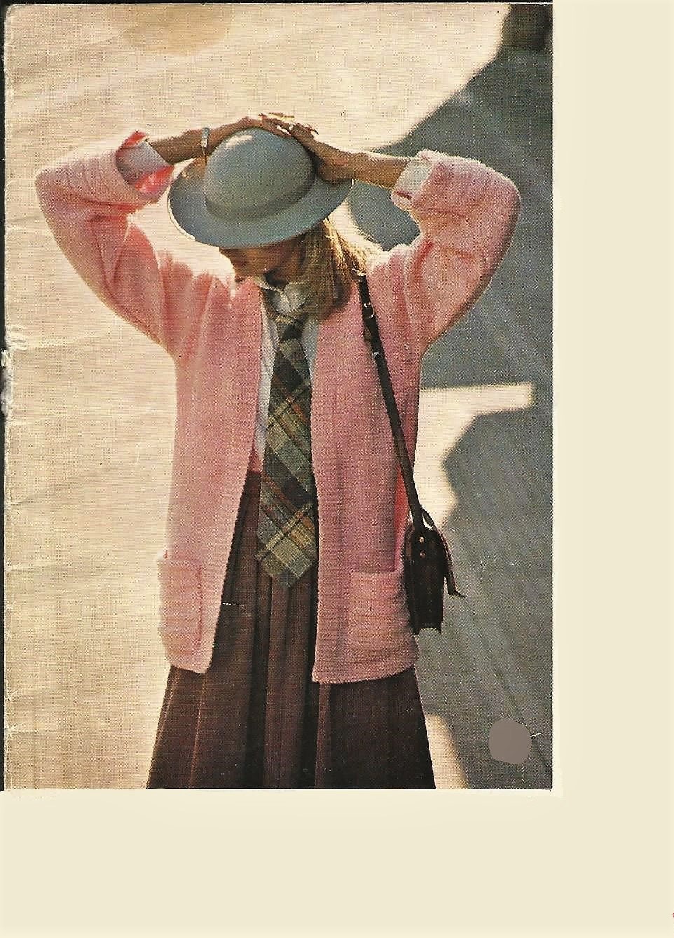 Easy Jacket Knitting Pattern,open Front Cardigan,pocket Motif, Pdf ...