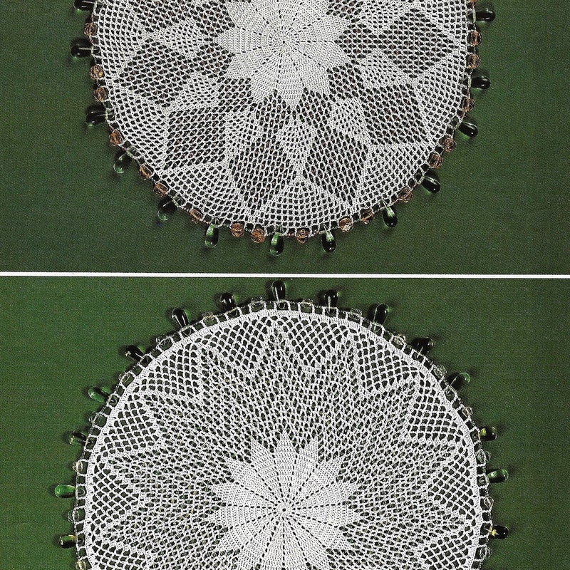 Beaded Doily Pattern - Etsy