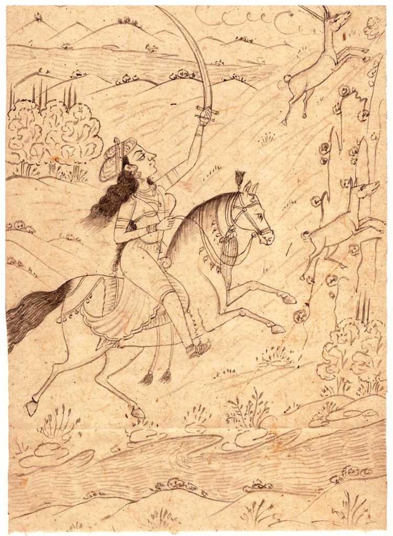 Indian Horse Pencil Drawings