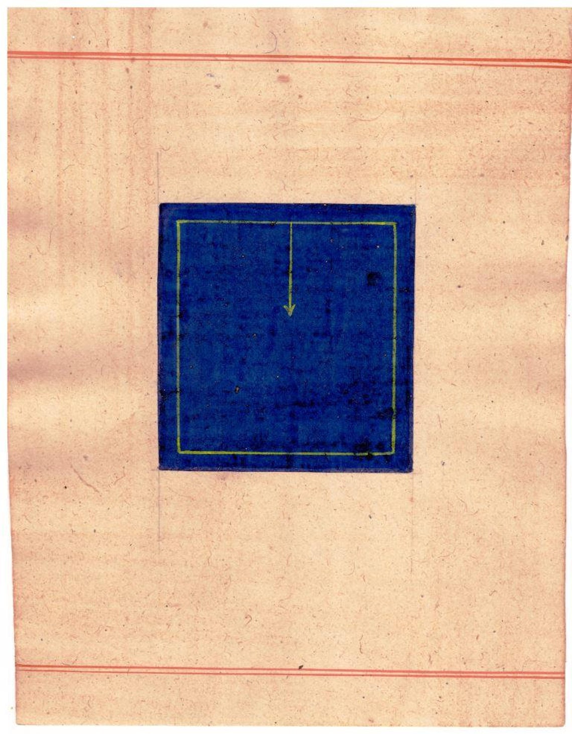 Tantra Painting on Old Paper Indian Spiritual Art Cosmic Energy Art ...