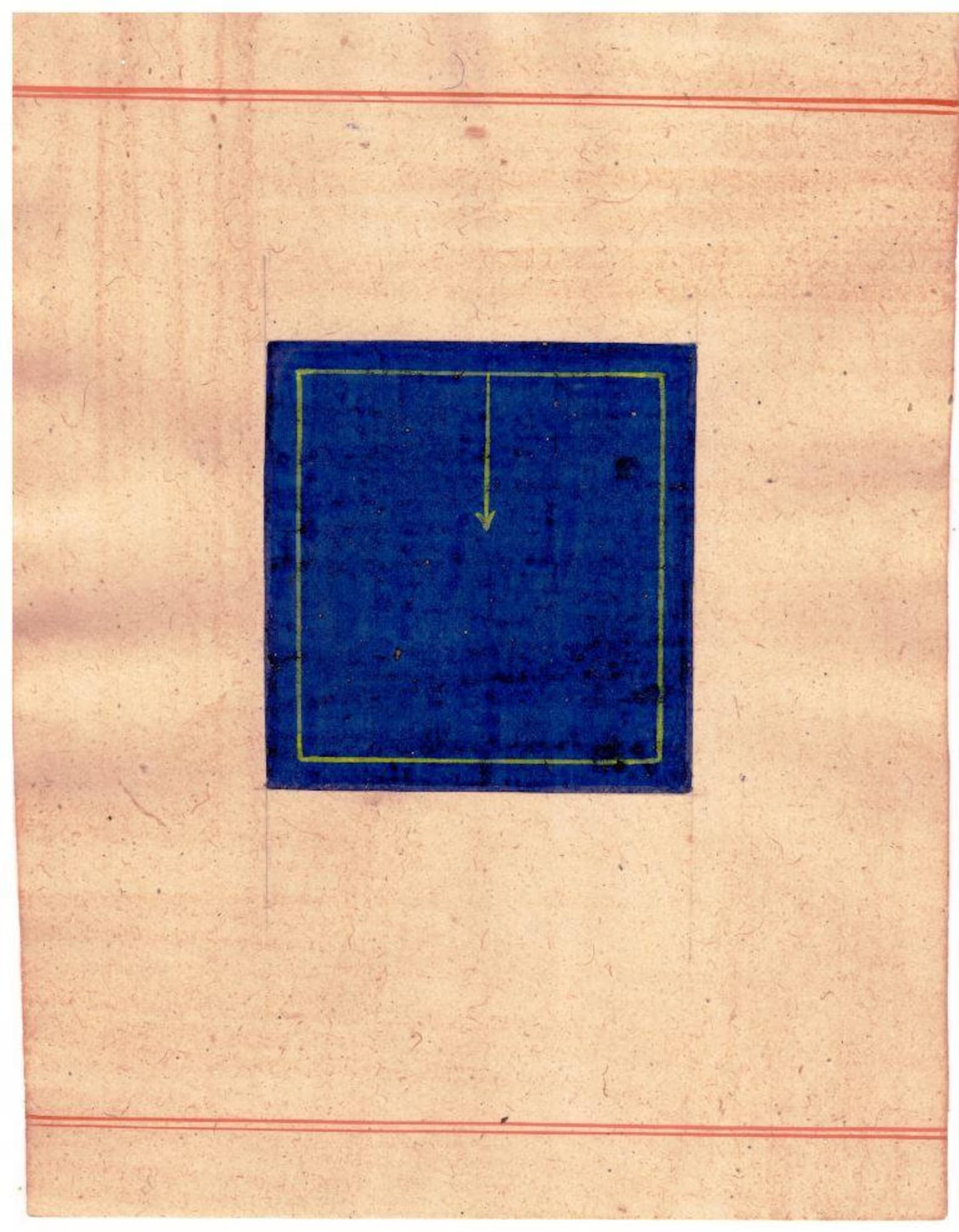 Tantra Painting on Old Paper Indian Spiritual Art Cosmic Energy Art ...