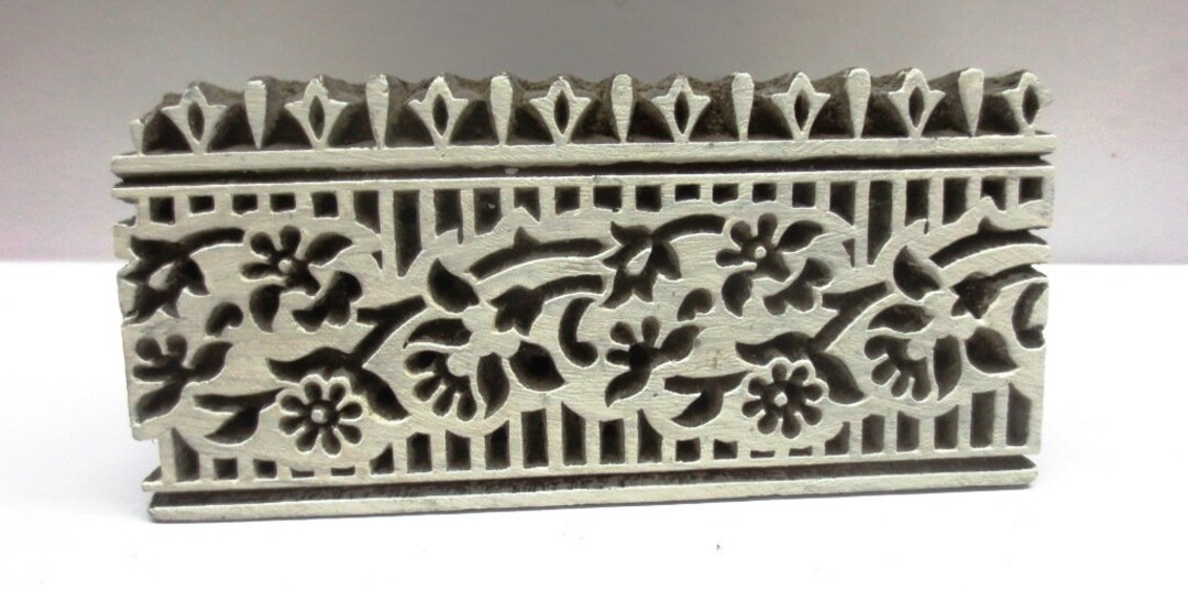 Indian Wooden Block Design Hand Carved Block Print Wood Stamps Wooden ...