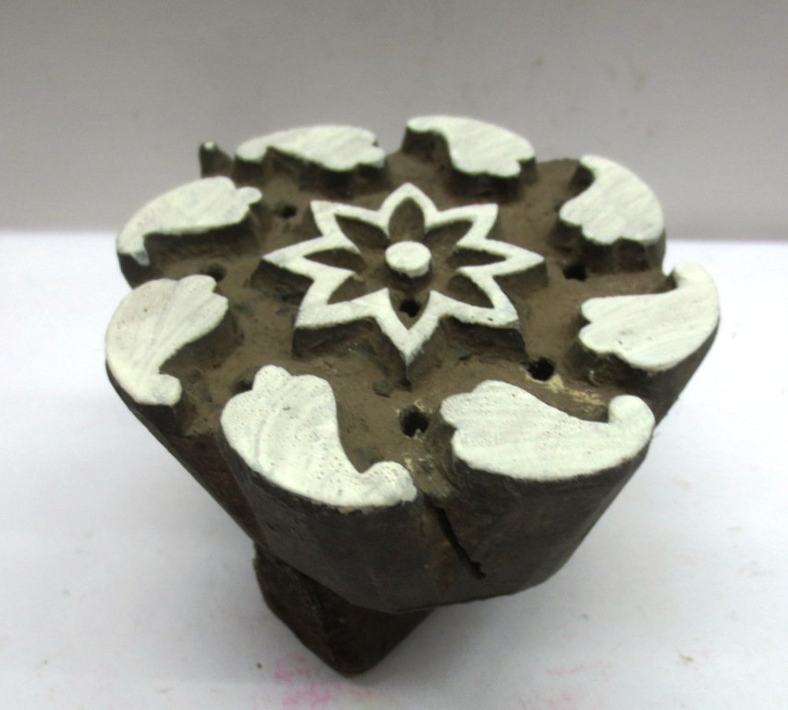 Unique Design for CLAY POTTERY MOTIF Ethnic Stamp Indian Wood Stamp ...