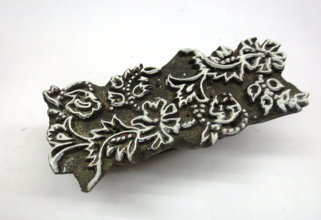 BORDER UNIQUE Design Indian Wood Stamp, Border Stamp, Textile Stamp ...