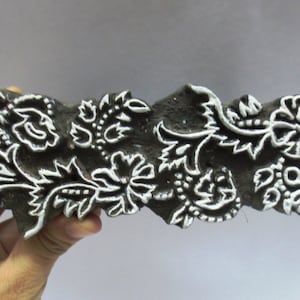 BORDER UNIQUE Design Indian Wood Stamp, Border Stamp, Textile Stamp ...