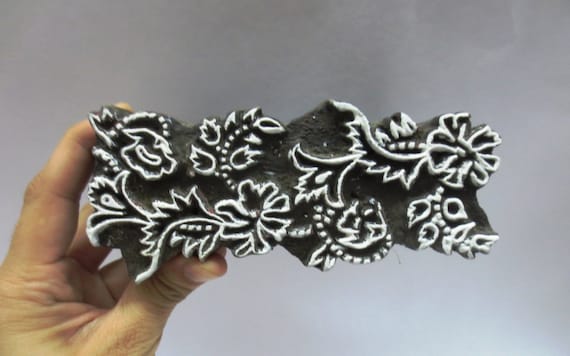 BORDER UNIQUE Design Indian Wood Stamp Border Stamp Textile | Etsy