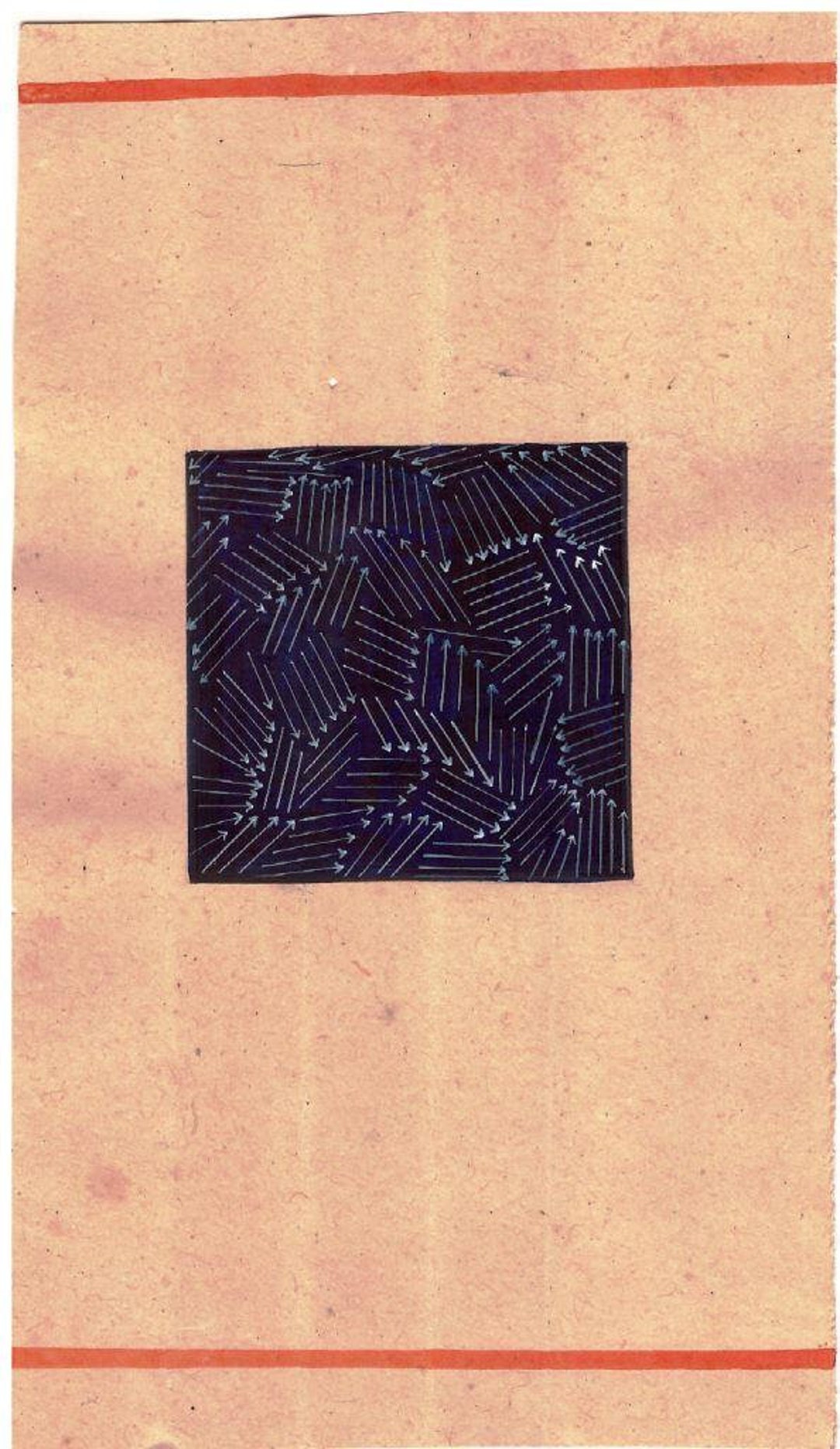 Tantra Painting on Old Paper Indian Spiritual Art Cosmic Energy Art ...