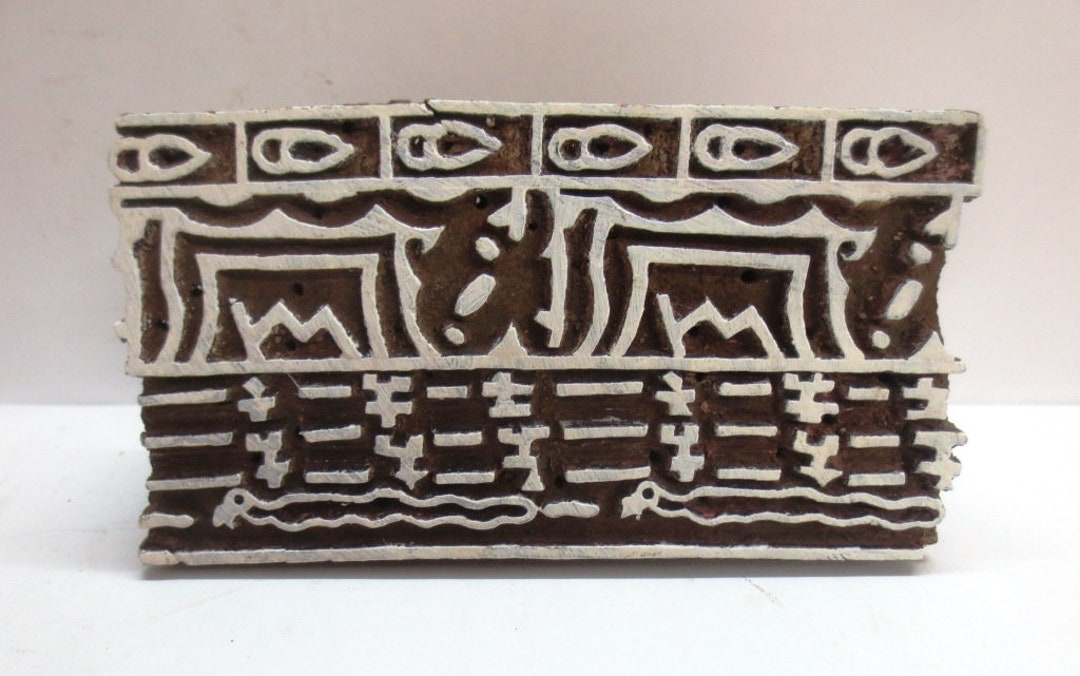 Indian Wooden Block Design Hand Carved Block Print Wood Stamps Wooden ...