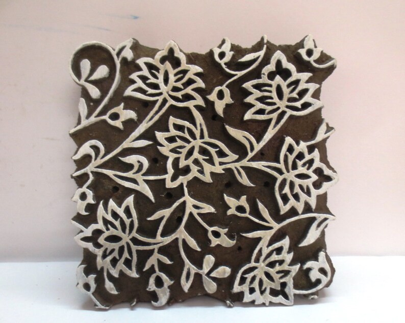 Indian Hand Carved Wooden Printing Blocks Wooden Printing Stamps ...