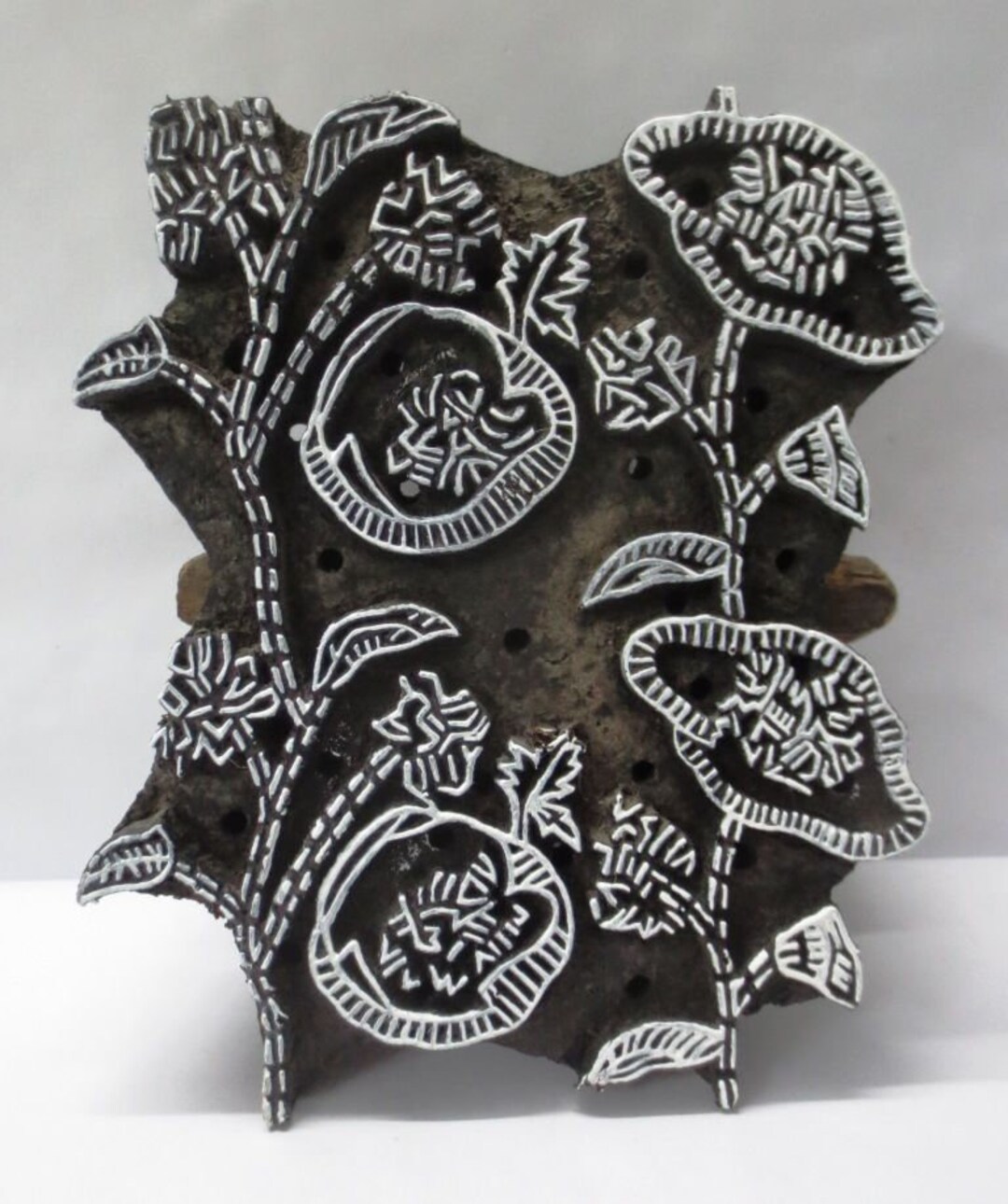 Indian Printing Wooden Blocks Hand Carved Textile Printing Fabric Block ...