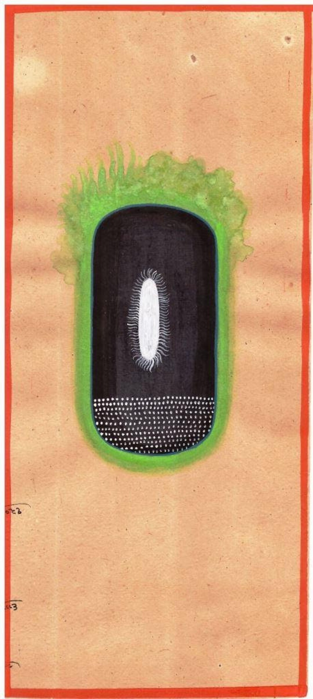 Tantra Painting on Old Paper Indian Spiritual Art Cosmic Energy Art ...