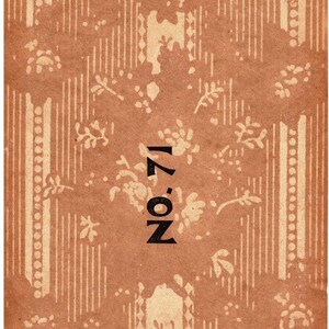 Vintage Print Hand Colored Wallpaper Catalogue Design Pattern Sample No ...