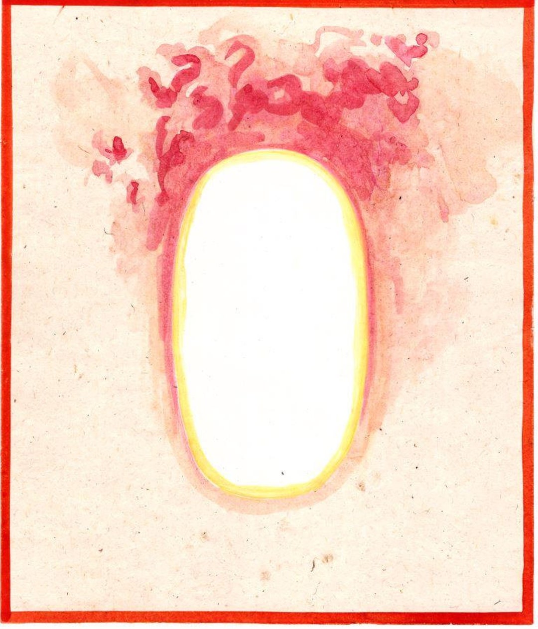 Tantra Painting on Old Paper Indian Spiritual Art Cosmic Energy Art ...