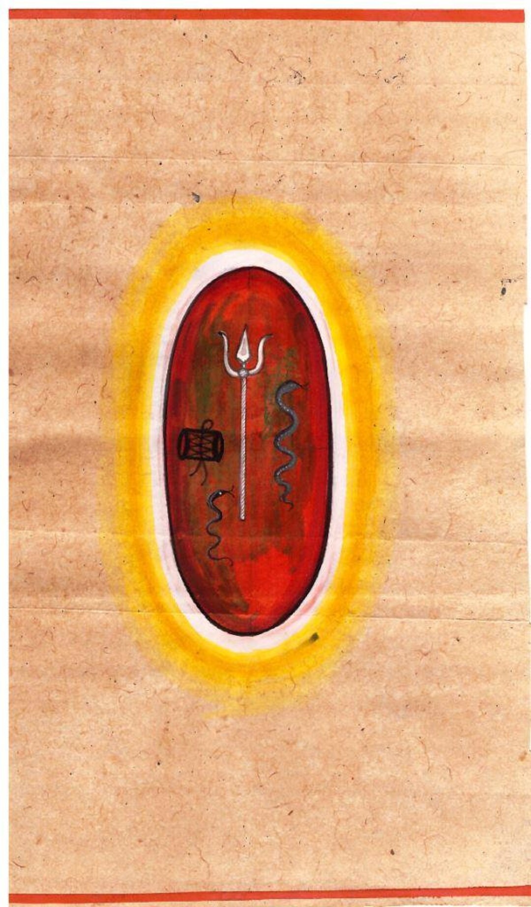 Tantra Painting on Old Paper Indian Spiritual Art Spiritual Tantric ...