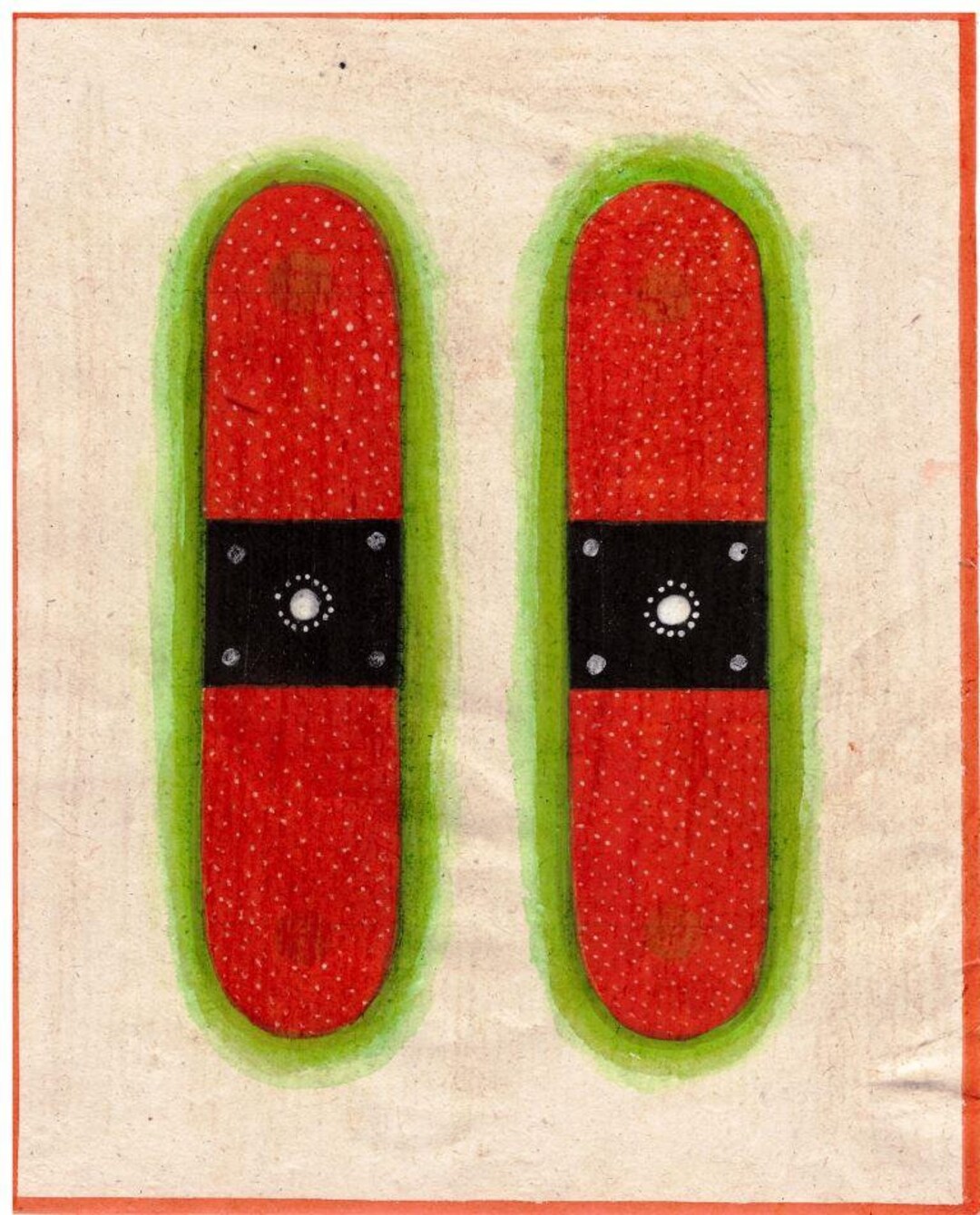 Tantra Painting on Old Paper Indian Spiritual Cosmic Energy Art ...