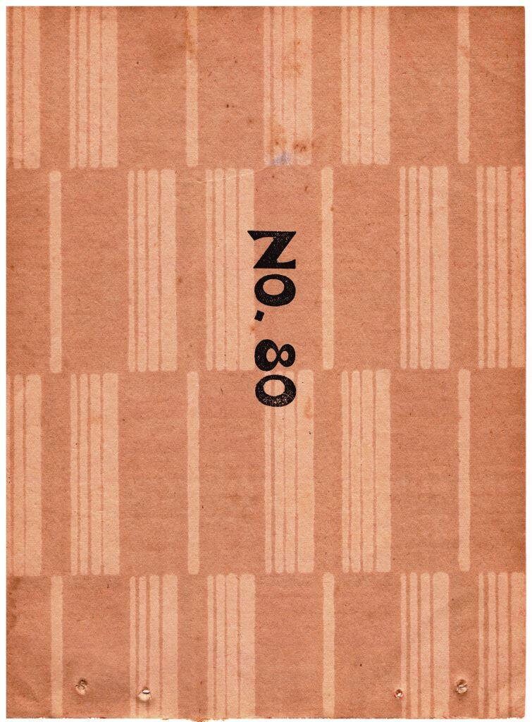 Vintage Print Hand Colored Wallpaper Catalogue Design Pattern Sample No ...