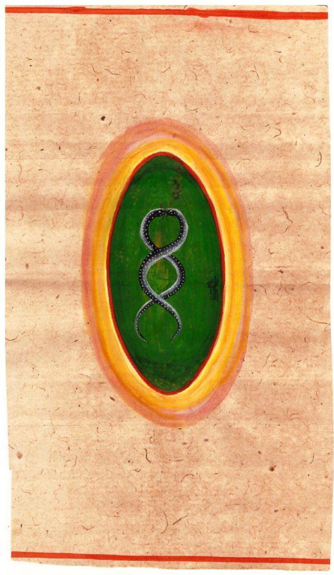 Tantra Painting on Old Paper Indian Spiritual Art Tantric Drawing ...