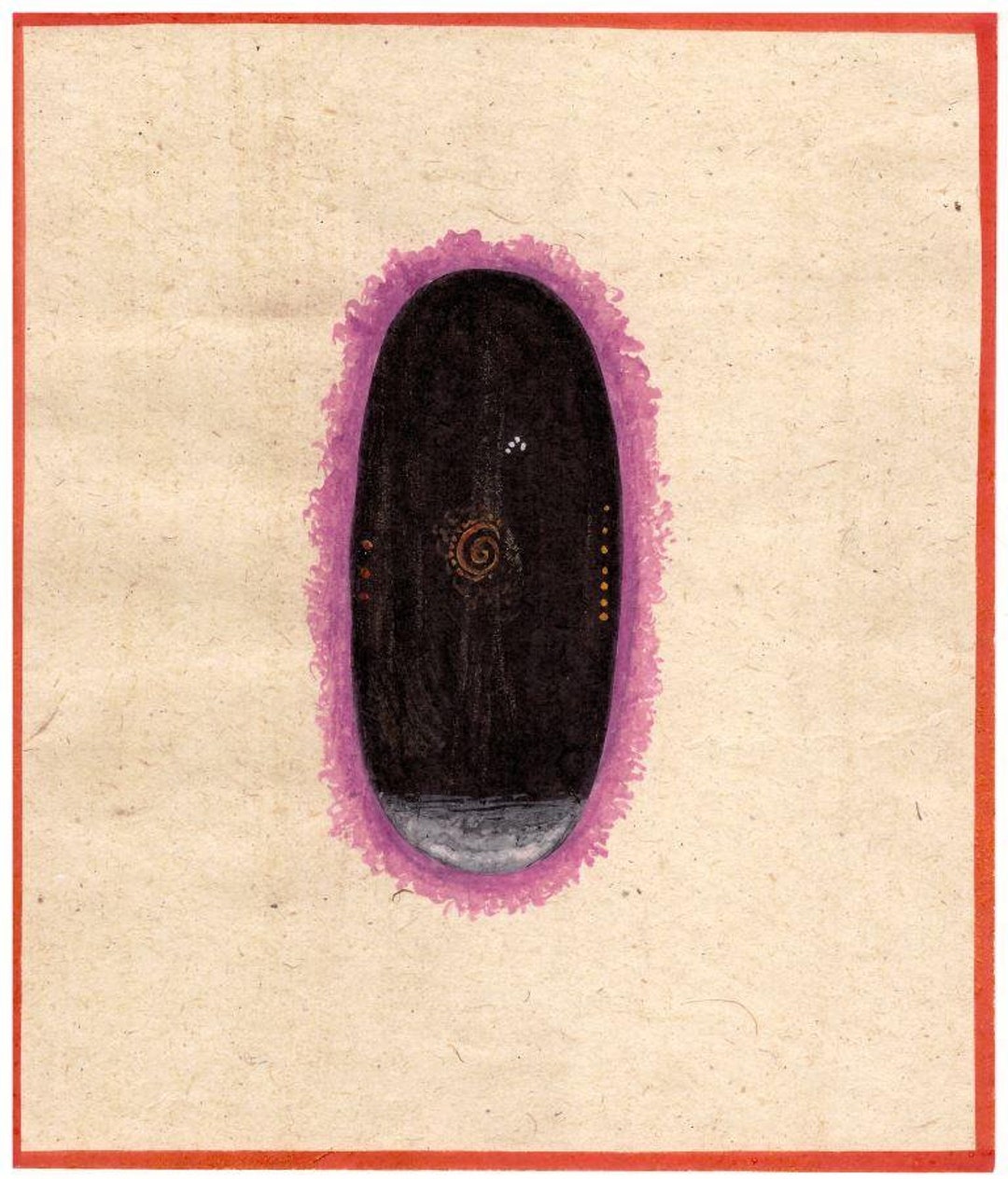 Tantra Painting on Old Paper Indian Spiritual Art Cosmic Energy Art ...