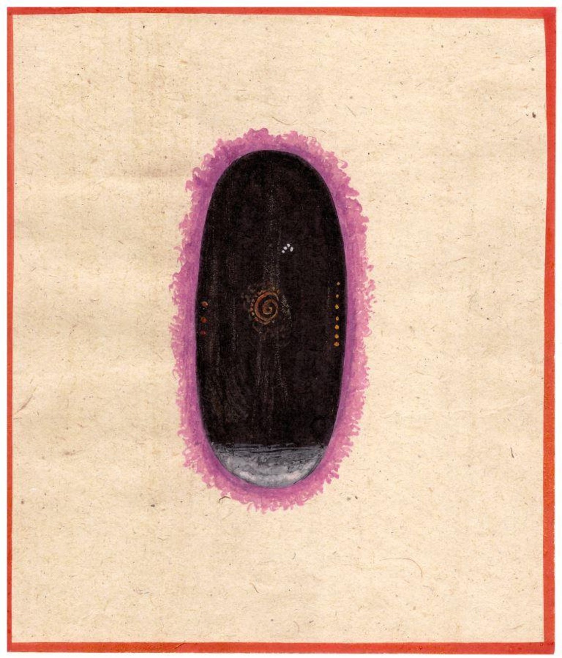 Tantra Painting on Old Paper Indian Spiritual Art Cosmic Energy Art ...