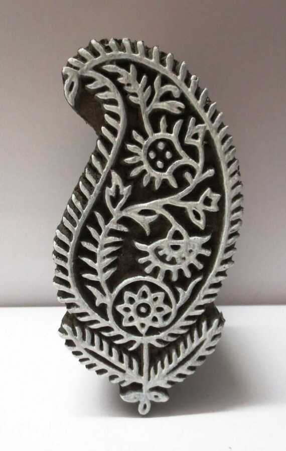 Indian Hand Carved Wooden Printing Blocks Wooden Printing | Etsy