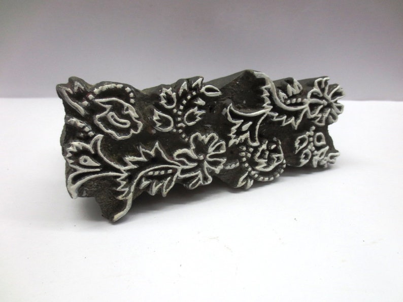 BORDER UNIQUE Design Indian Wood Stamp, Border Stamp, Textile Stamp ...