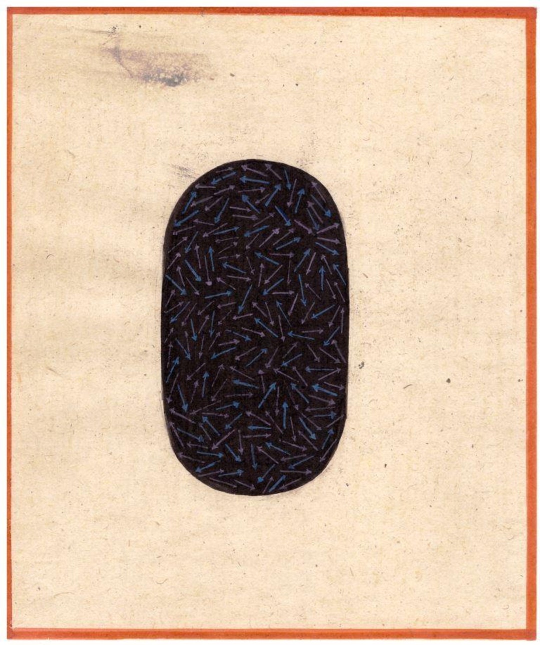 Tantra Painting on Old Paper Indian Spiritual Art Cosmic Energy Art ...