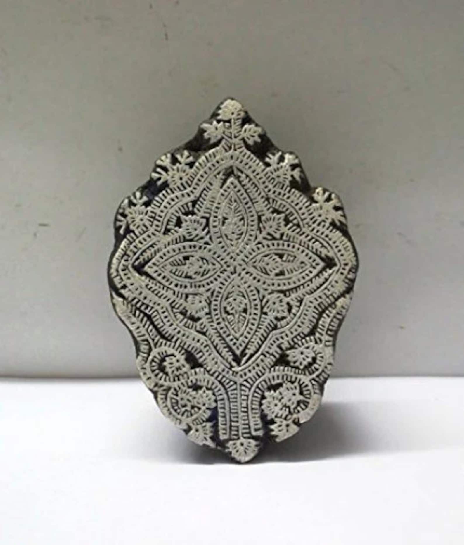 Buy Indian Printing Wooden Blocks Hand Carved Textile Printing Fabric ...