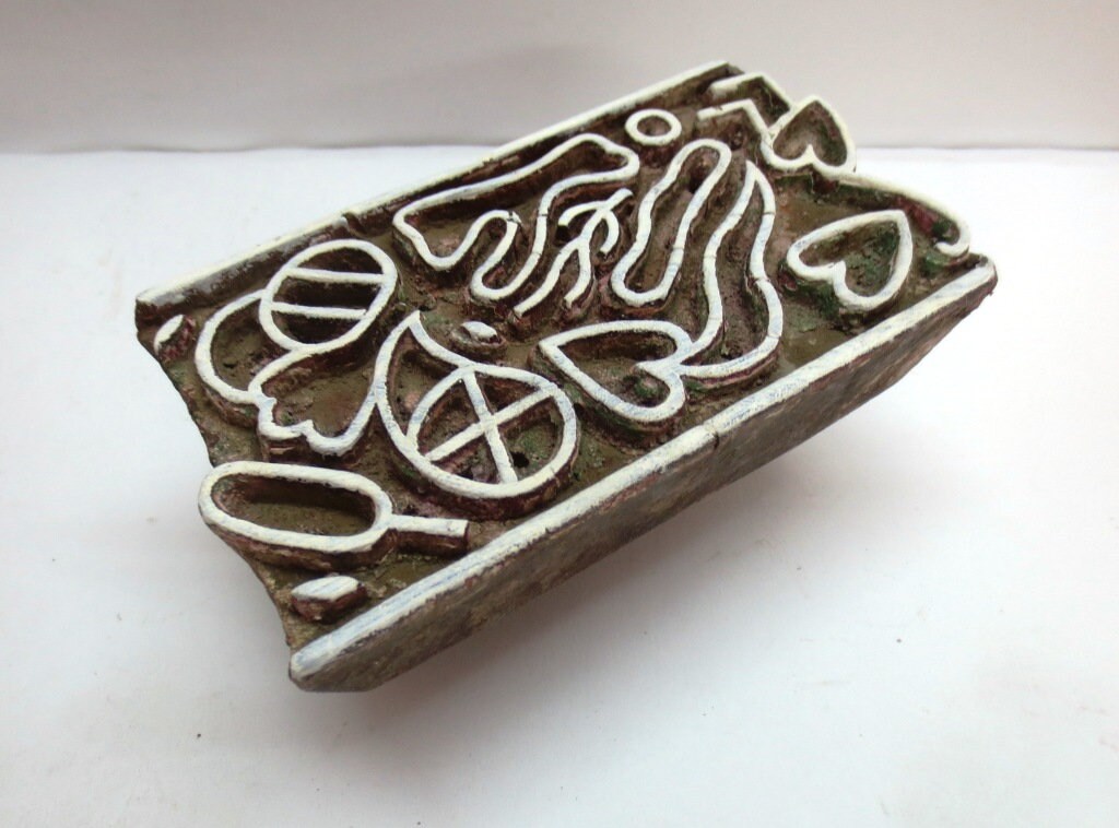 Indian Wooden Block Design Hand Carved Block Print Wood Stamps Wooden ...