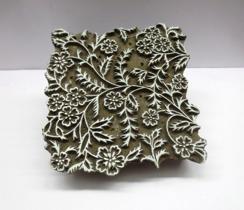 Indian Hand Carved Wooden Printing Blocks Wooden Printing Stamp Textile ...