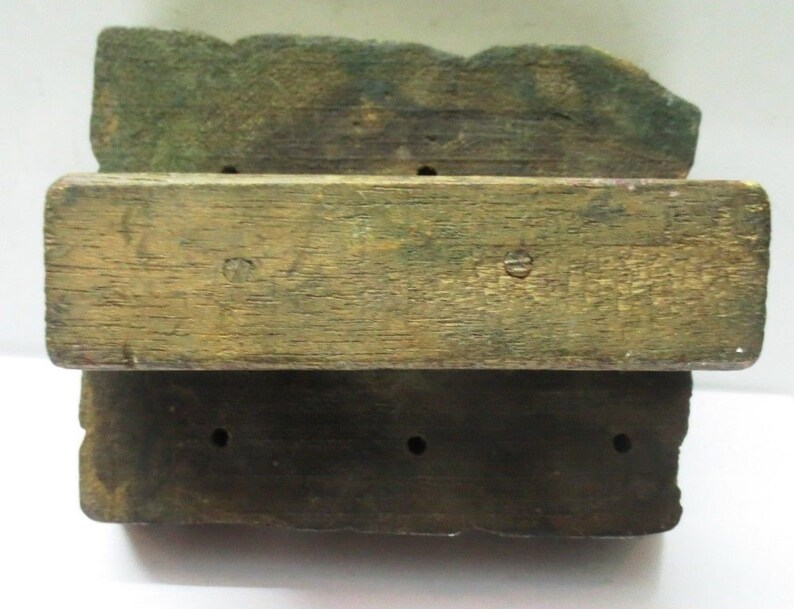 Indian Vintage Hand Curved Wooden Hand Block Printing Design Craft ...