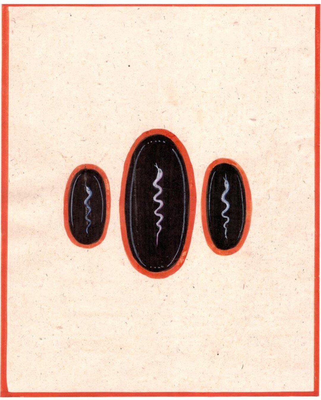 Tantra Painting on Old Paper Indian Spiritual Art Cosmic Energy Art ...