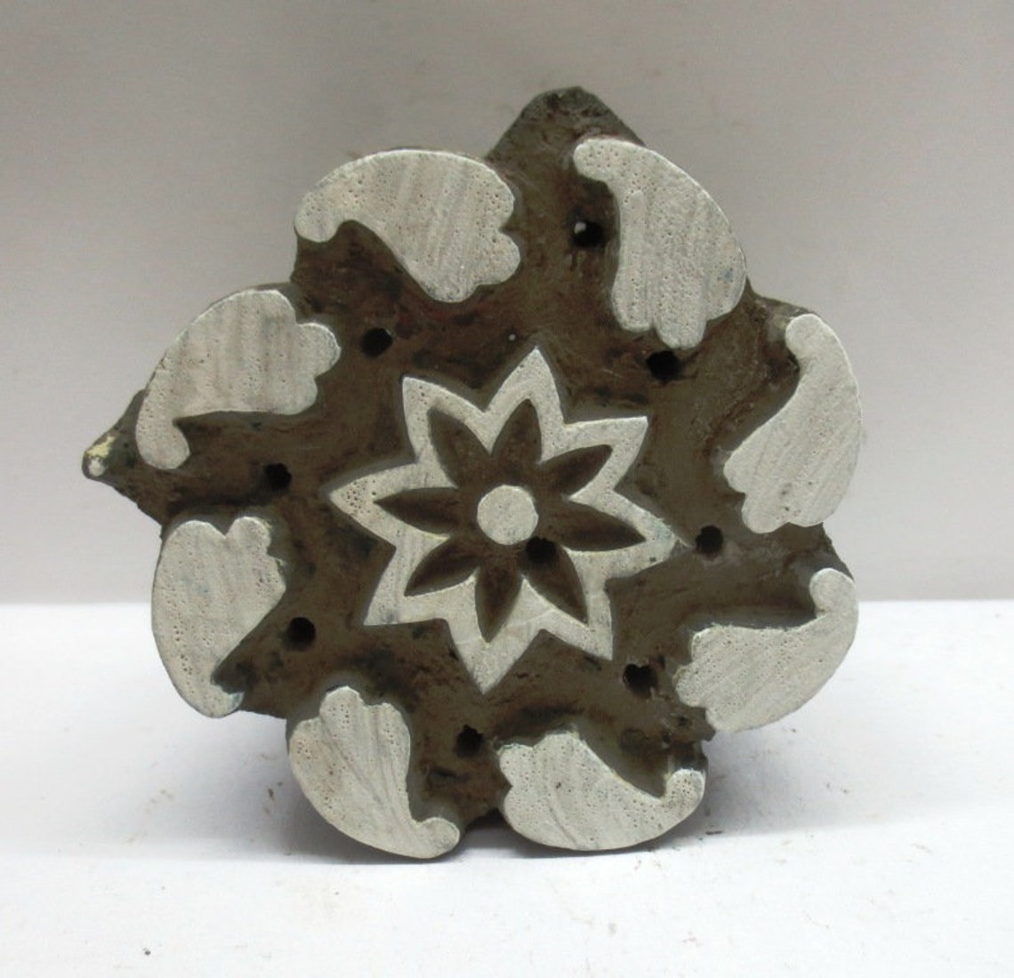 Unique Design for CLAY POTTERY MOTIF Ethnic Stamp Indian Wood Stamp ...
