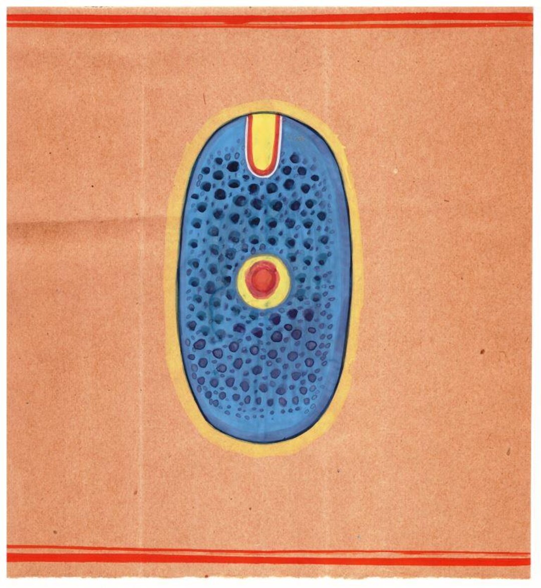 Tantra Painting on Old Paper Indian Spiritual Art Cosmic Energy Art ...