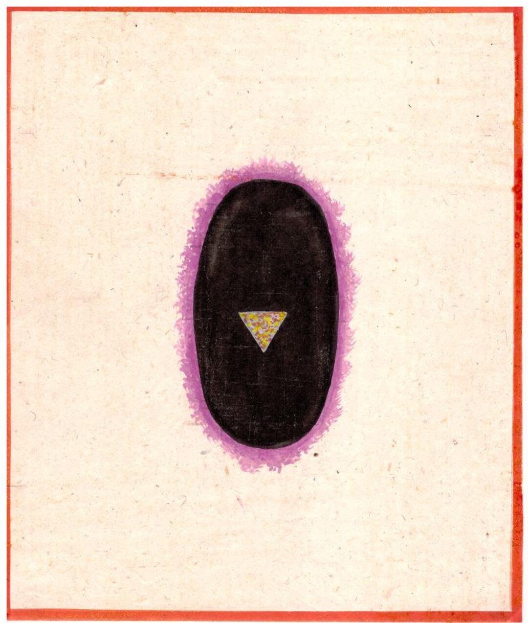 Tantra Painting on Old Paper Indian Spiritual Art Cosmic Energy Art ...