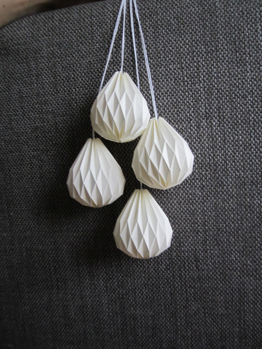 Paper Decoration Gift Drops Made of Paper Paper Pendant Origami Summer ...