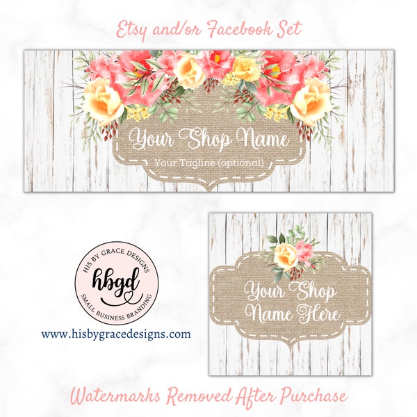Shabby Banner - Etsy