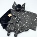 Baby Bat Security Blanket, Bat Comforter, Doudou With Pacifier Holder ...