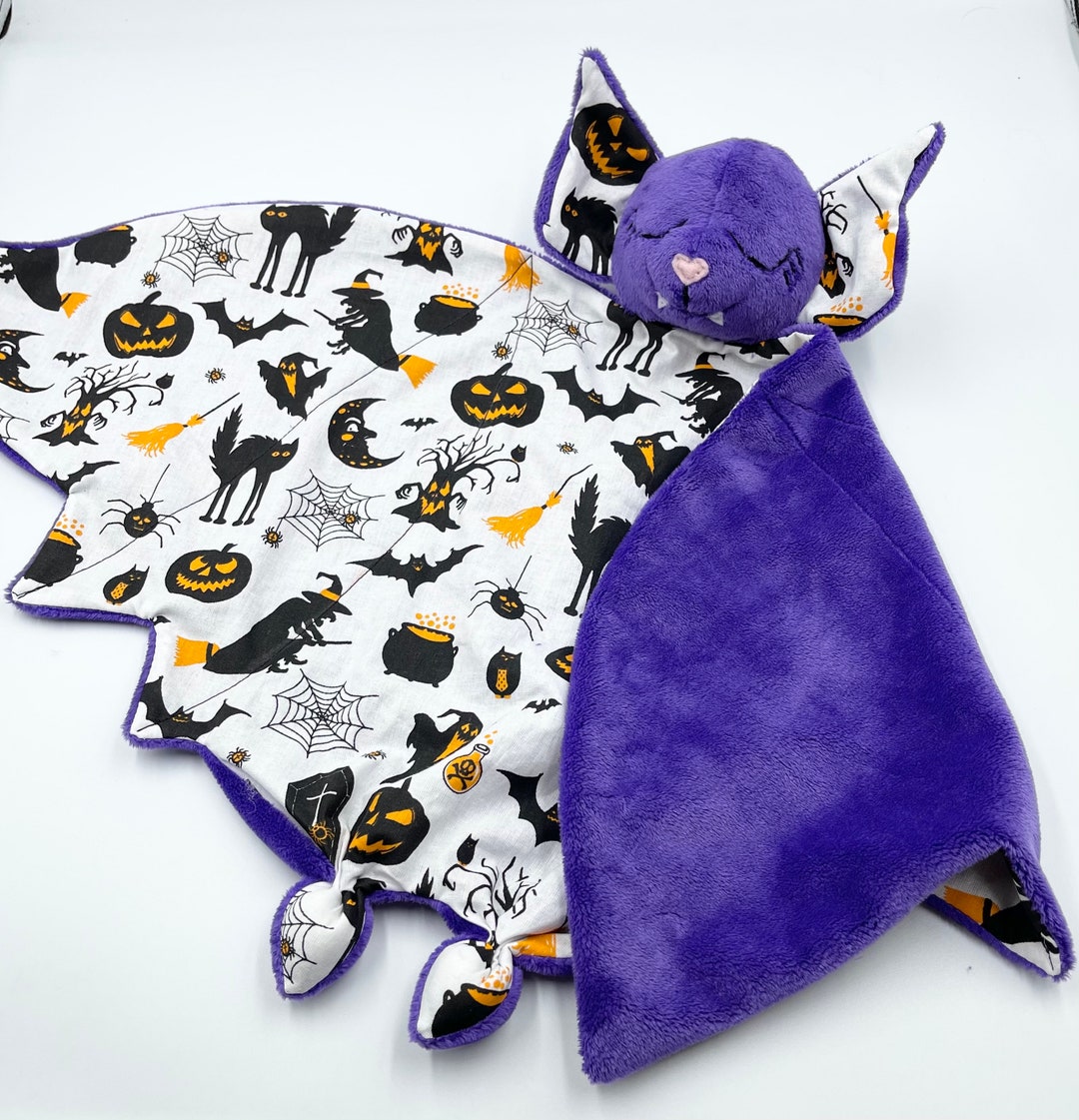 Halloween Bat Plush Baby Bat Security Blanket Bat Comforter - Etsy