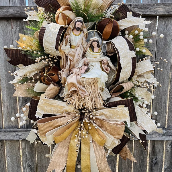 Religious Wreath - Etsy