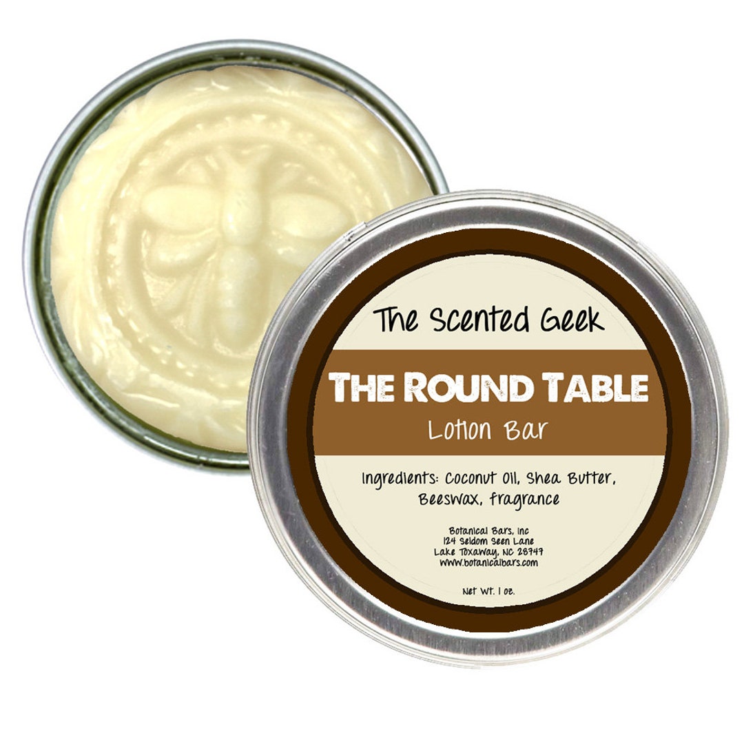 The Round Table Lotion Bar 1 Oz Solid Lotion Bar King Arthur Gifts ...