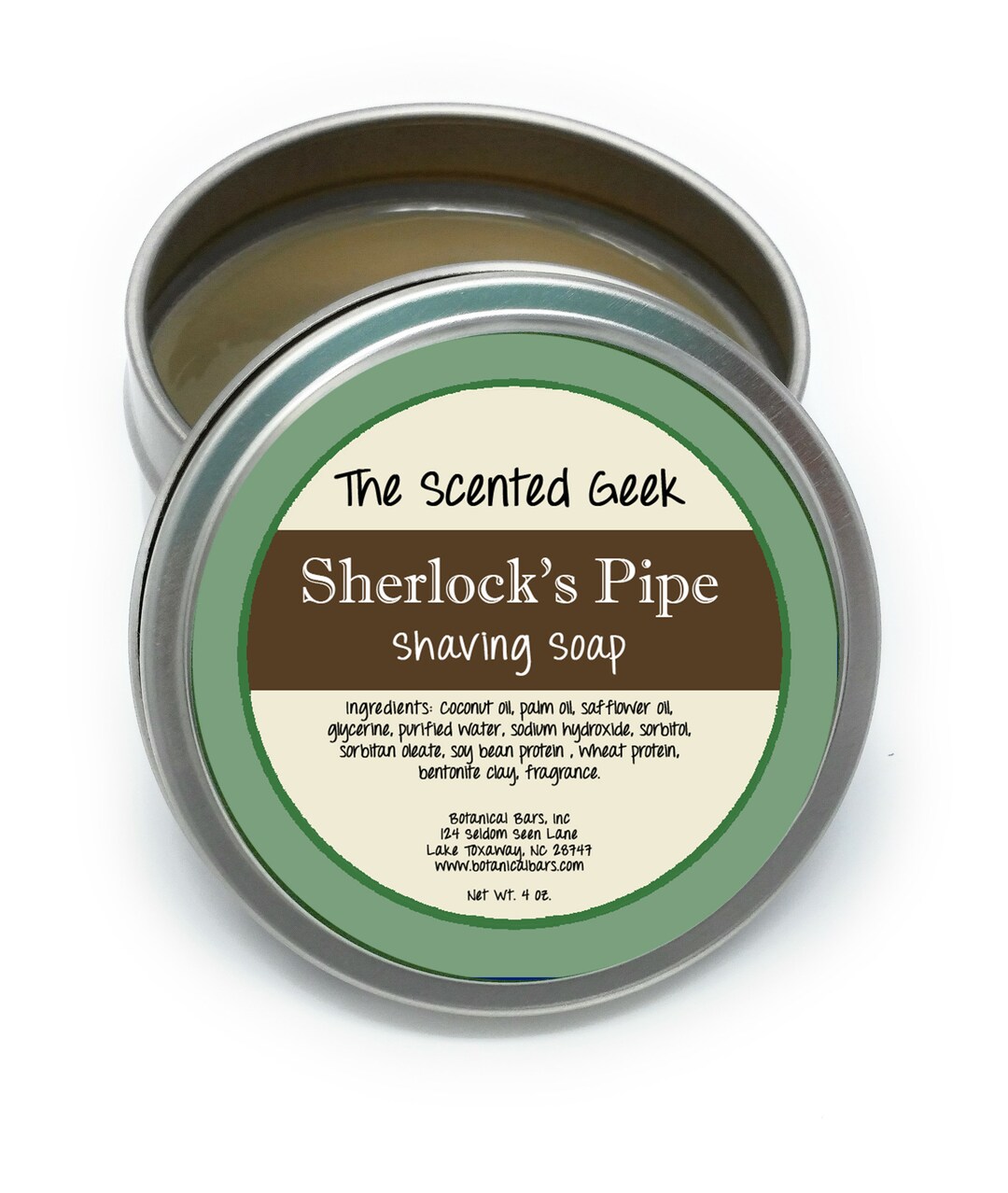 Sherlock's Pipe Shaving Soap 4 Oz Shaving Soap in Tin Sherlock Holmes ...
