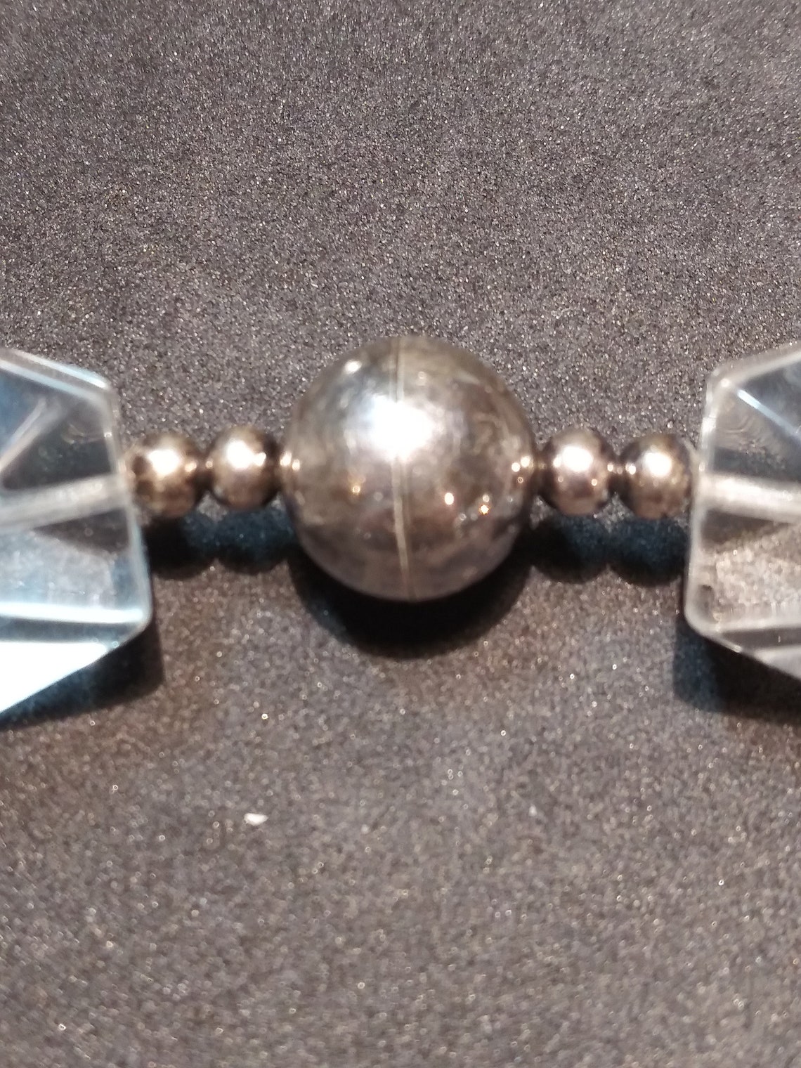 Vintage Italian Block Crystal Choker/necklace - Etsy