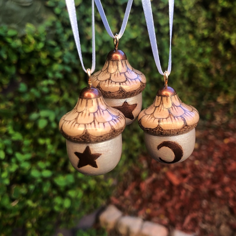 Acorn Ornaments - Etsy