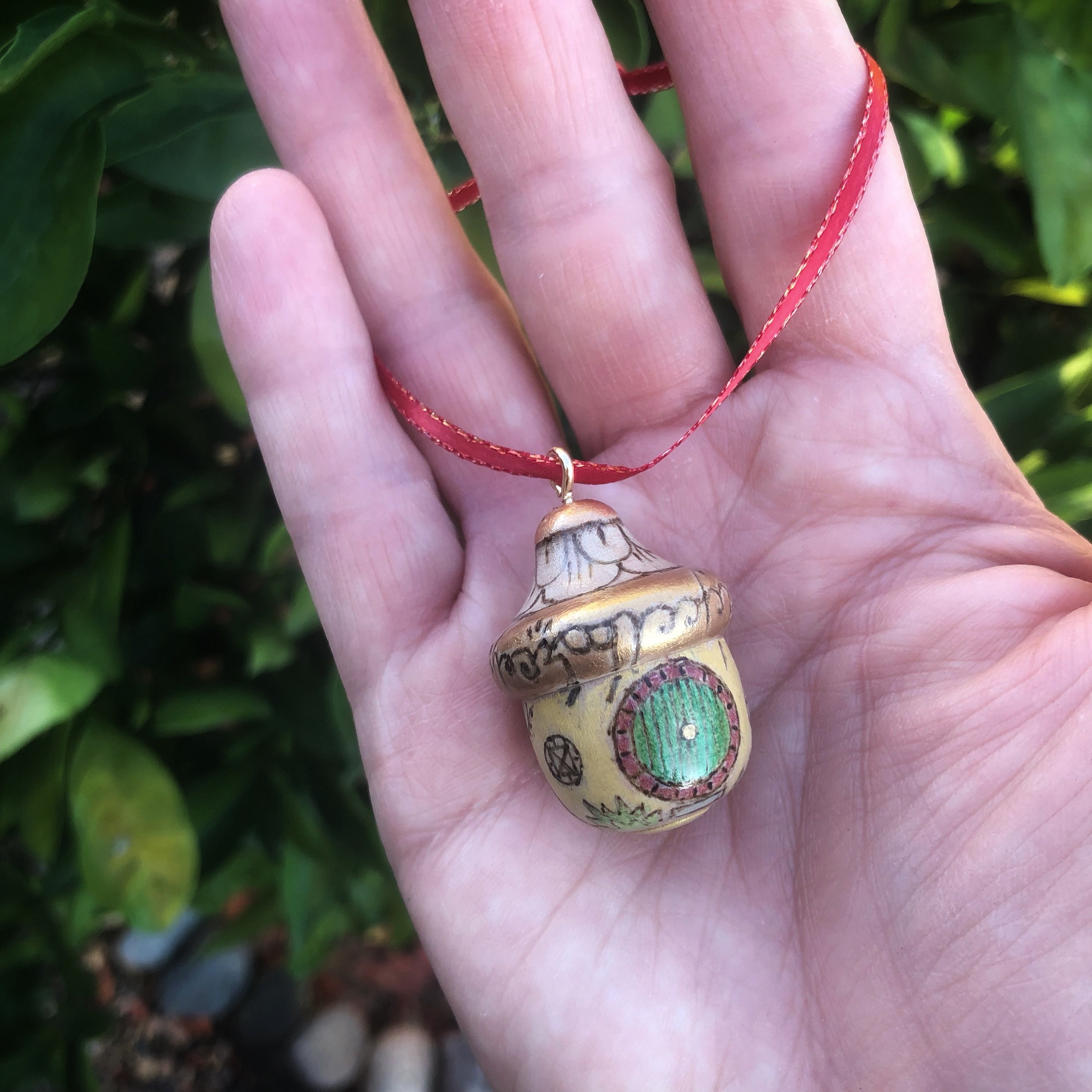 Wooden Acorn Ornament Lord of the Rings Hobbit Holiday - Etsy