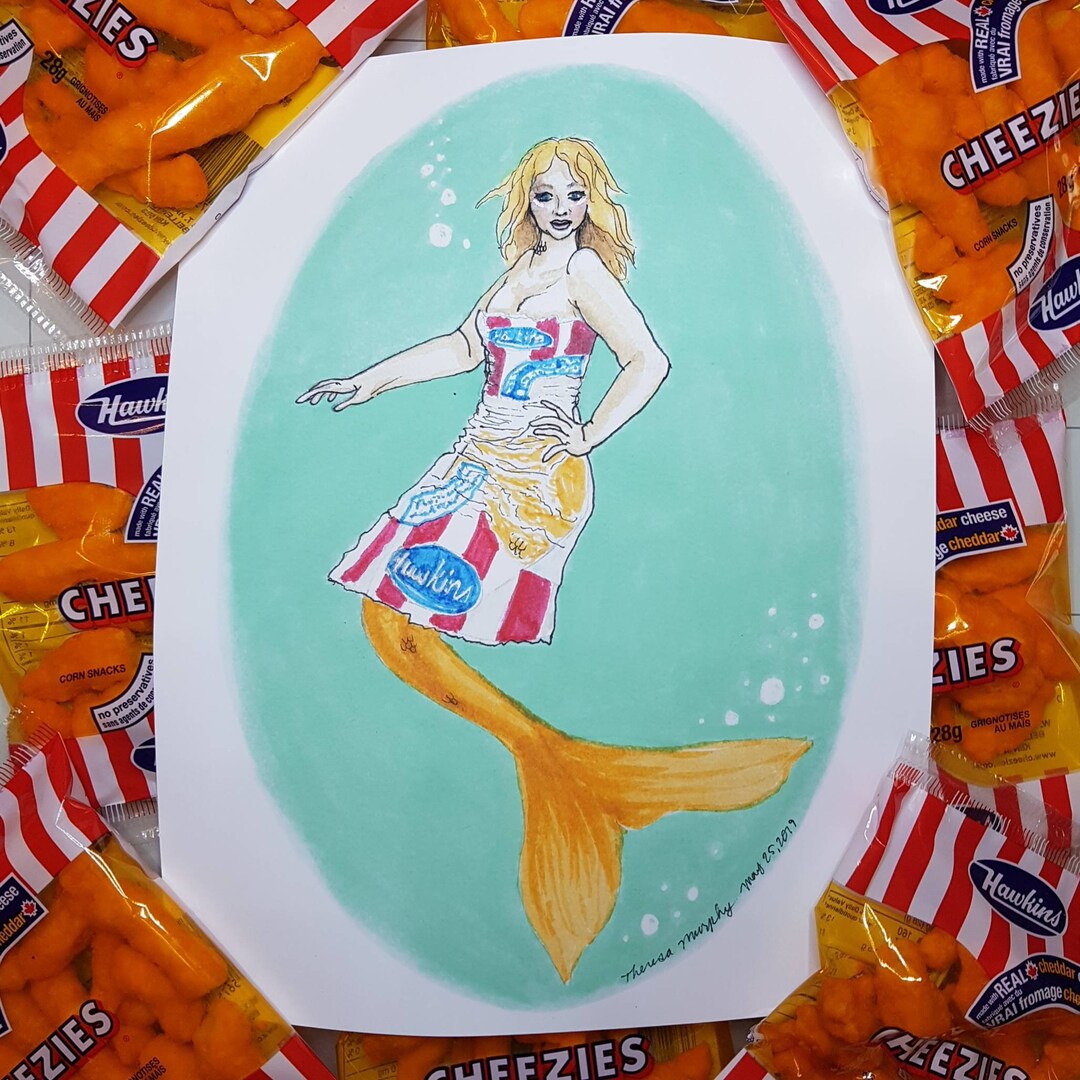 Trash Mermaids, Atlantic Ocean, 5x7 Print, 8x10 Print, Ocean Garbage ...