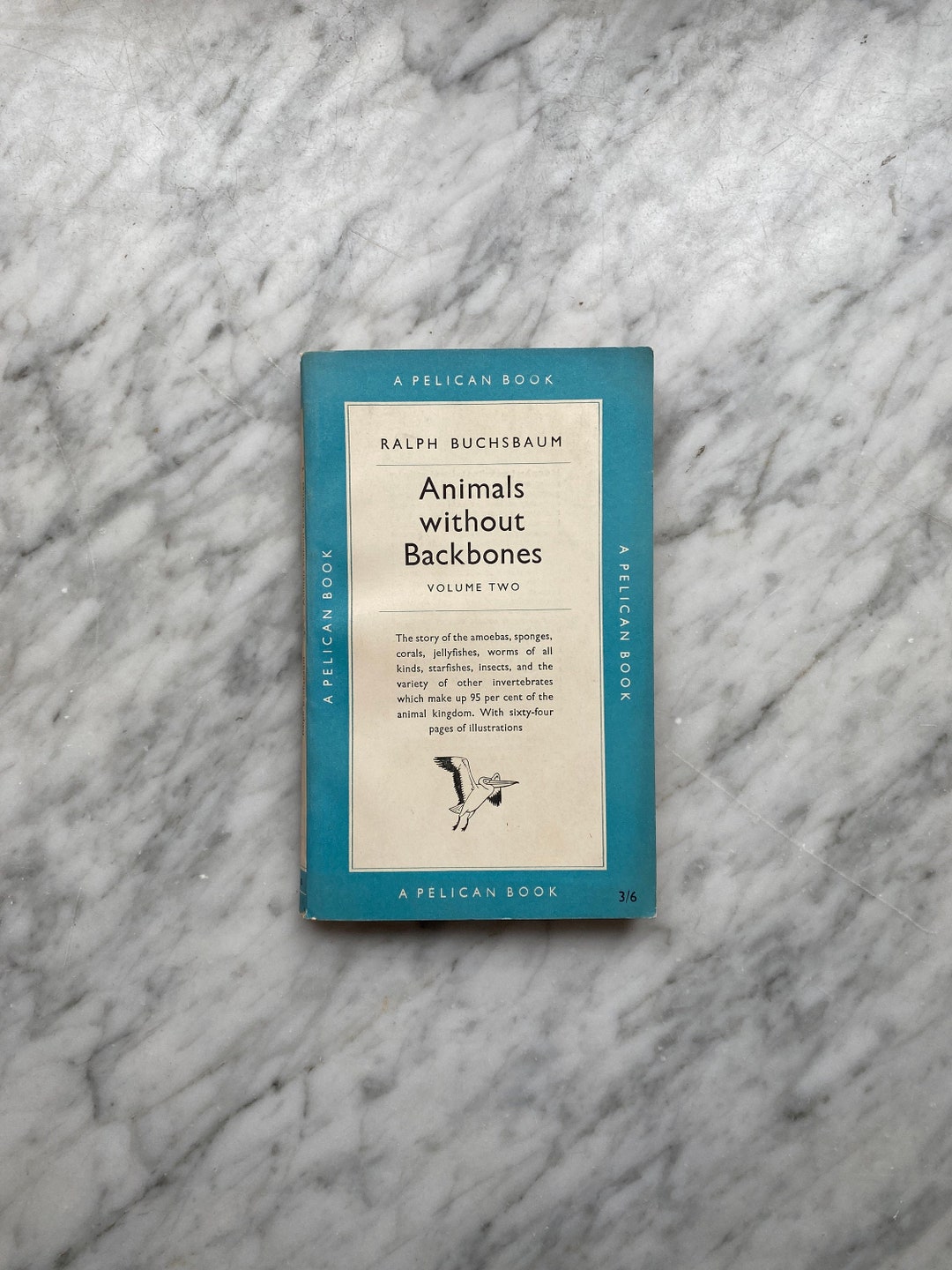 Animals Without Backbones Vol. 2 by Ralph Buchsbaum Vintage Pelican ...