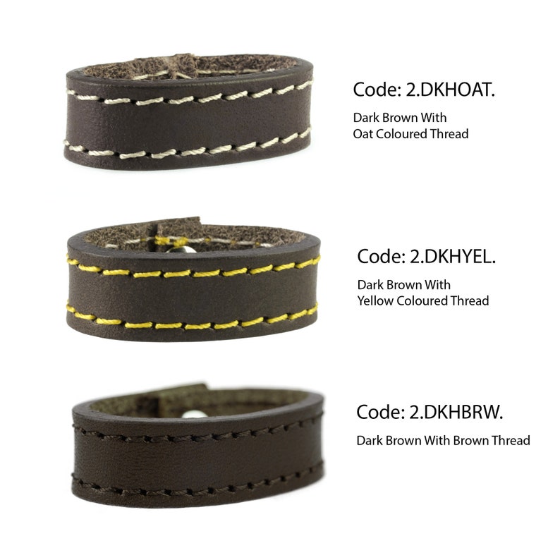 Leather Belt Loop With Stitched Edge Ideal for Belts or Bags - Etsy